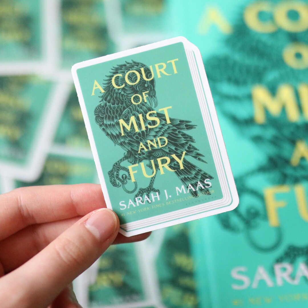 ACOMAF Book Sticker | a Court of Mist and Fury Gift Laptop Decal ...