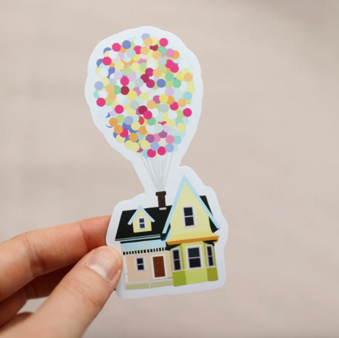 Balloon House Sticker Disney Inspired, Up, Disney Movie, Movie, Balloon ...