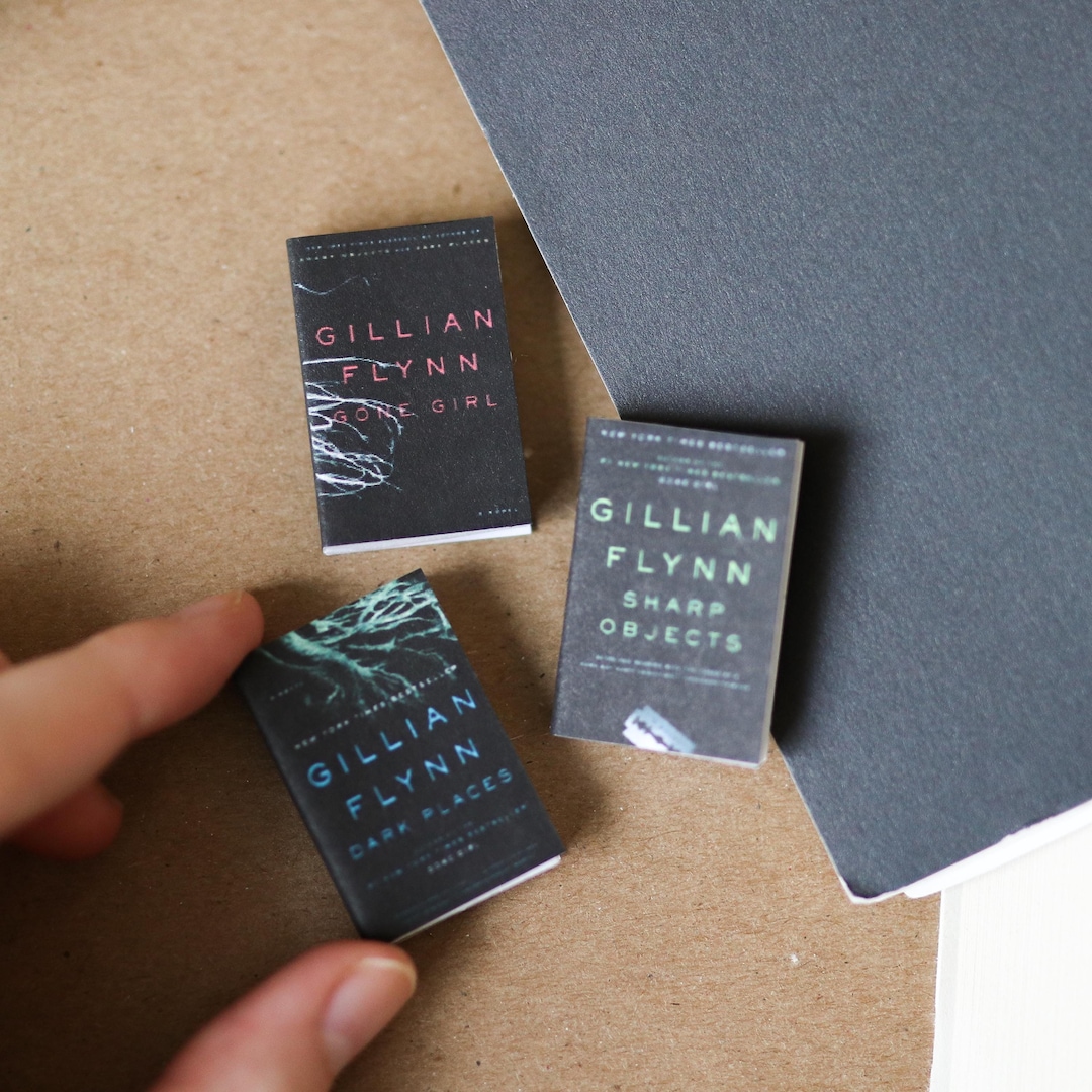Handmade MINI Gillian Flynn Books (set of 3 Mini Books) | Books ...