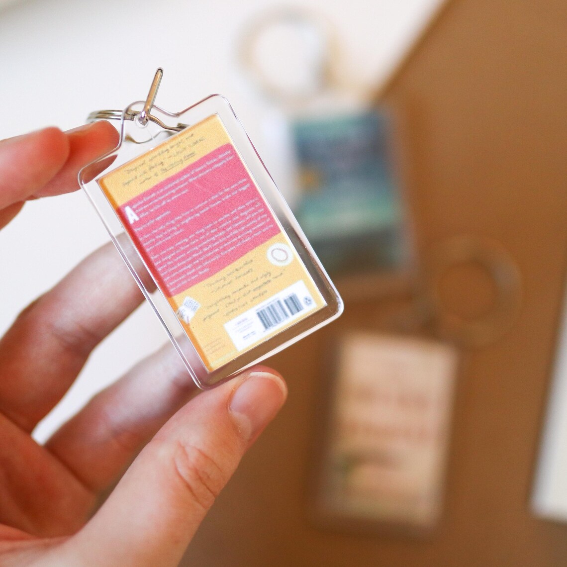 CUSTOM Mini Book Keychains | Reading Tracker, Tiny Book Stickers ...