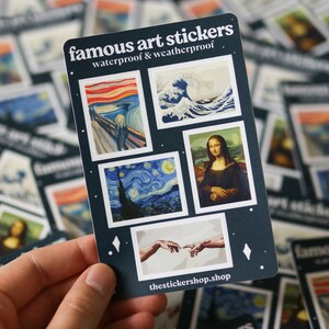 Famous Art Gift Box | Waterproof, Gift Van Gogh, Mona Lisa, Starry ...