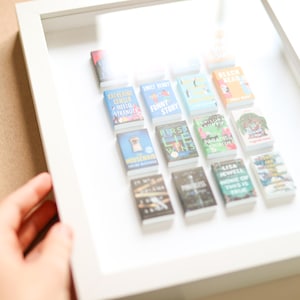 CUSTOM Handmade Mini Book Framed 3D Art Piece | TBR Jar Books ...
