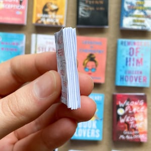 Handmade CUSTOM Mini Books | TBR Jar Books | Miniature Books, Tiny ...
