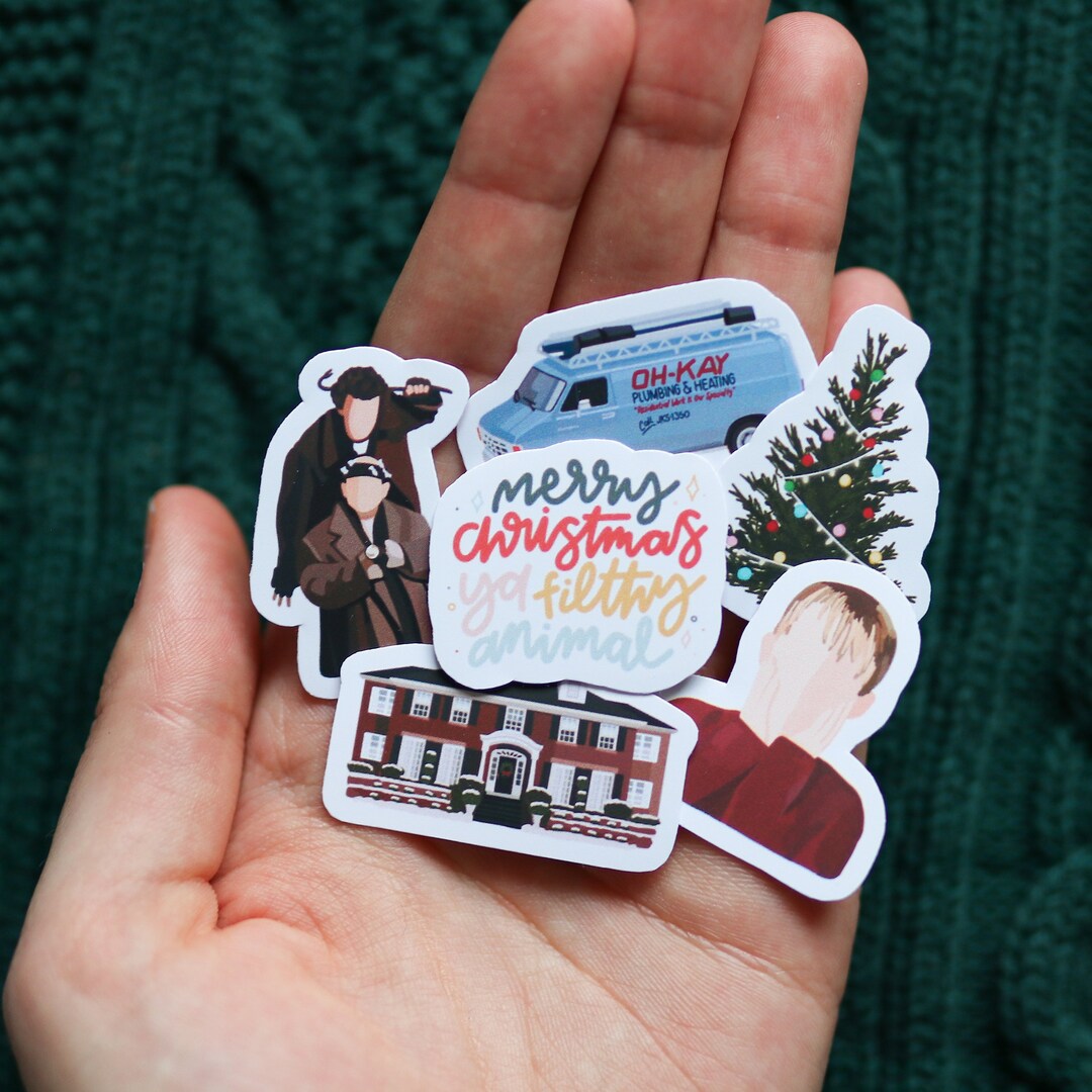 Mini Home Alone Inspired Stickers | Waterproof, Gift Idea, Home Alone ...