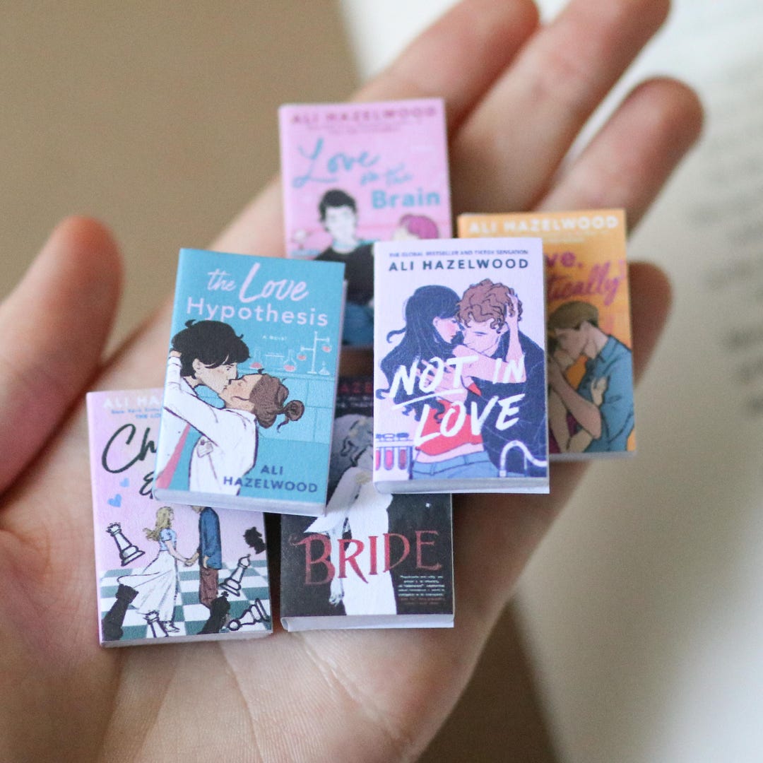 Handmade MINI Ali Hazelwood Books (set of 6 Mini Books) Reader Romance ...