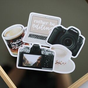 Photographer Sticker Pack (includes 5 Stickers) | Laptop Decal ...