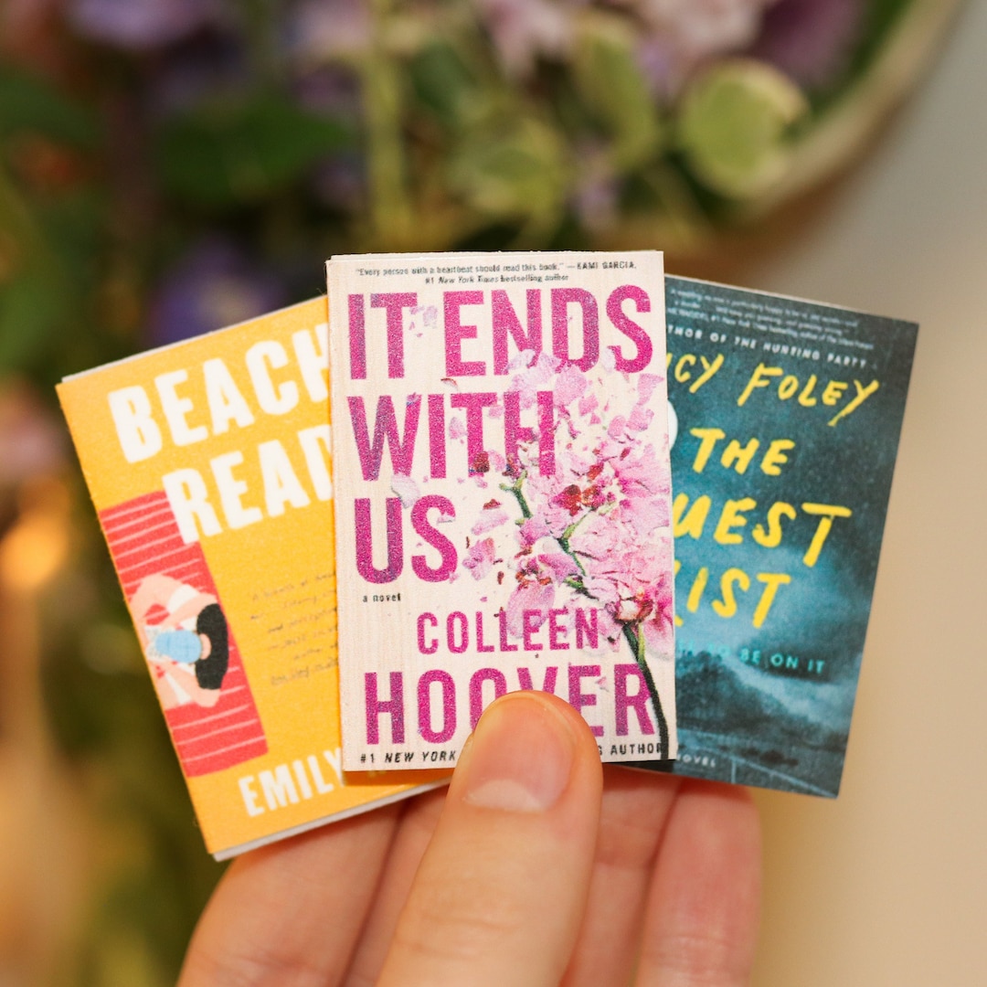 Custom Small Books Handmade | TBR Jar, Miniature, Tiny Books ...