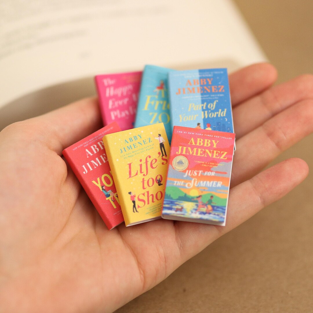 Handmade MINI Abby Jimenez Books (set of 6 Mini Books) Just for the ...