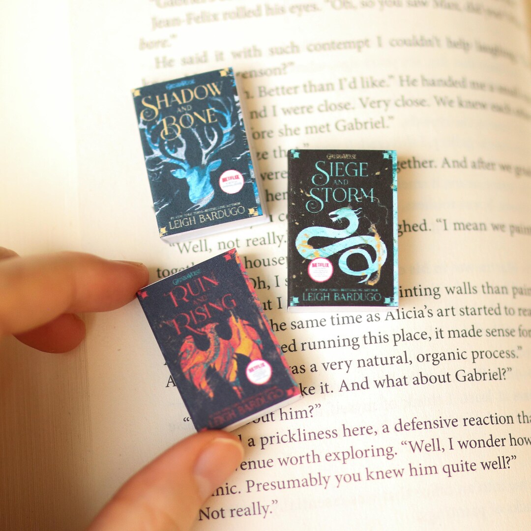 Handmade MINI Shadow and Bone Series Books (set of 3 Mini Books ...