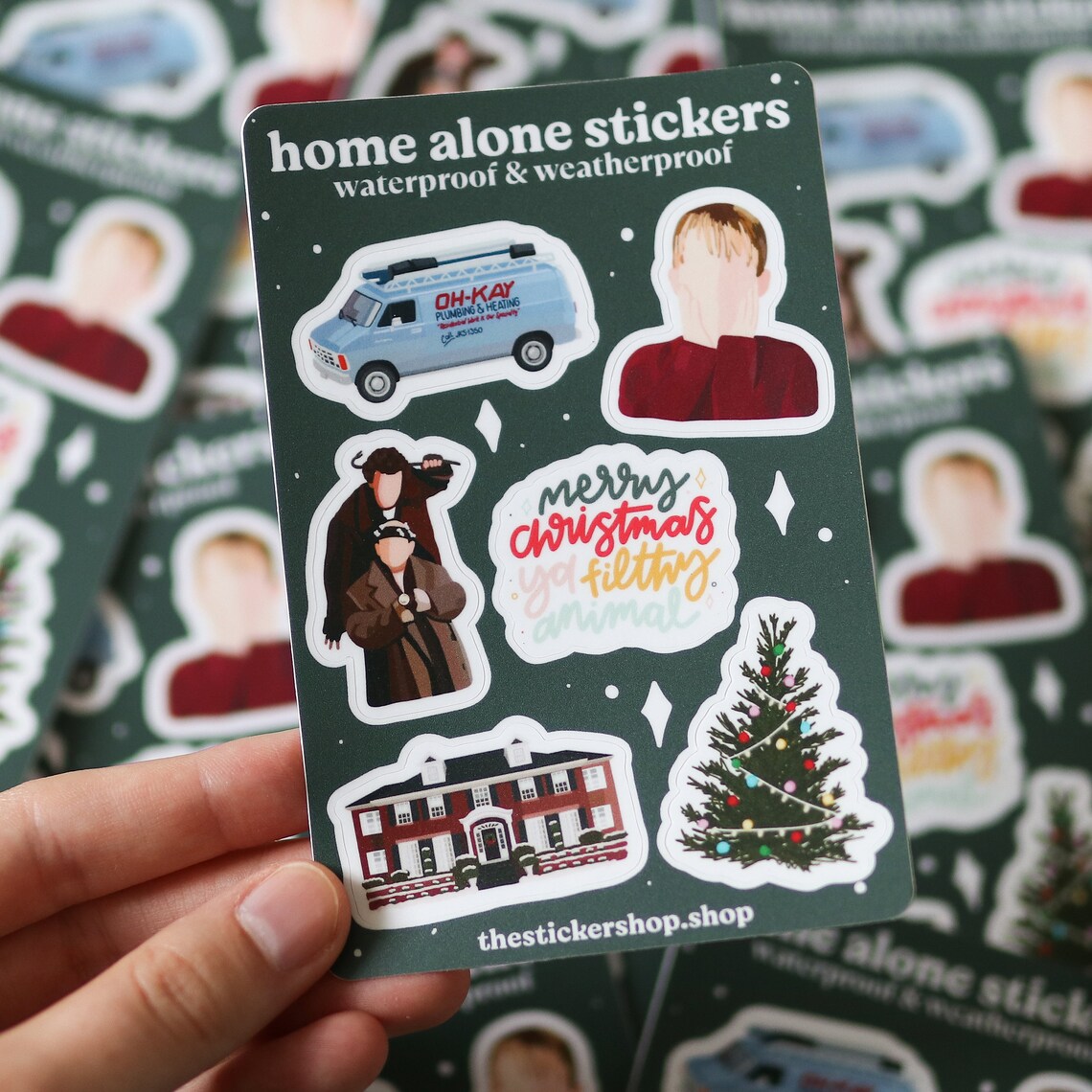 Mini Home Alone Inspired Stickers | Waterproof, Gift Idea, Home Alone ...