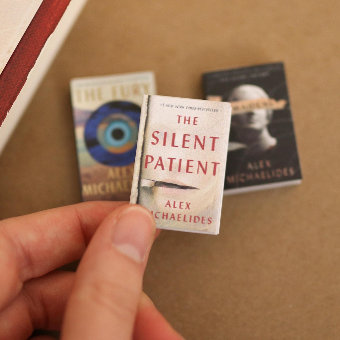 Handmade MINI Alex Michaelides Books (set of 3 Mini Books) Silent ...