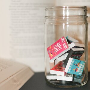 CUSTOM Handmade MINI Books | TBR Jar Books | Miniature, Tiny Books ...