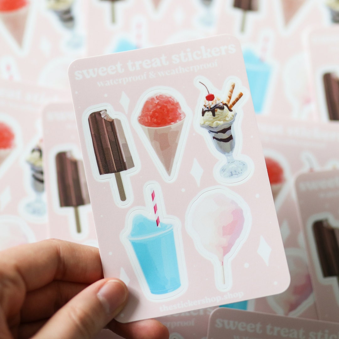 Mini Sweet Treat Stickers | Waterproof, Gift Idea, Sticker Sheet ...