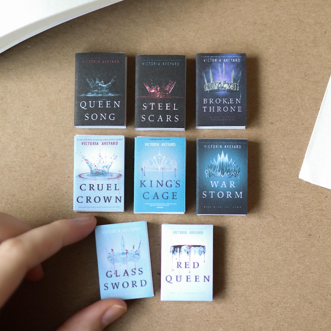 Handmade MINI Red Queen Series Books (set of 8 Mini Books) | TBR Books ...
