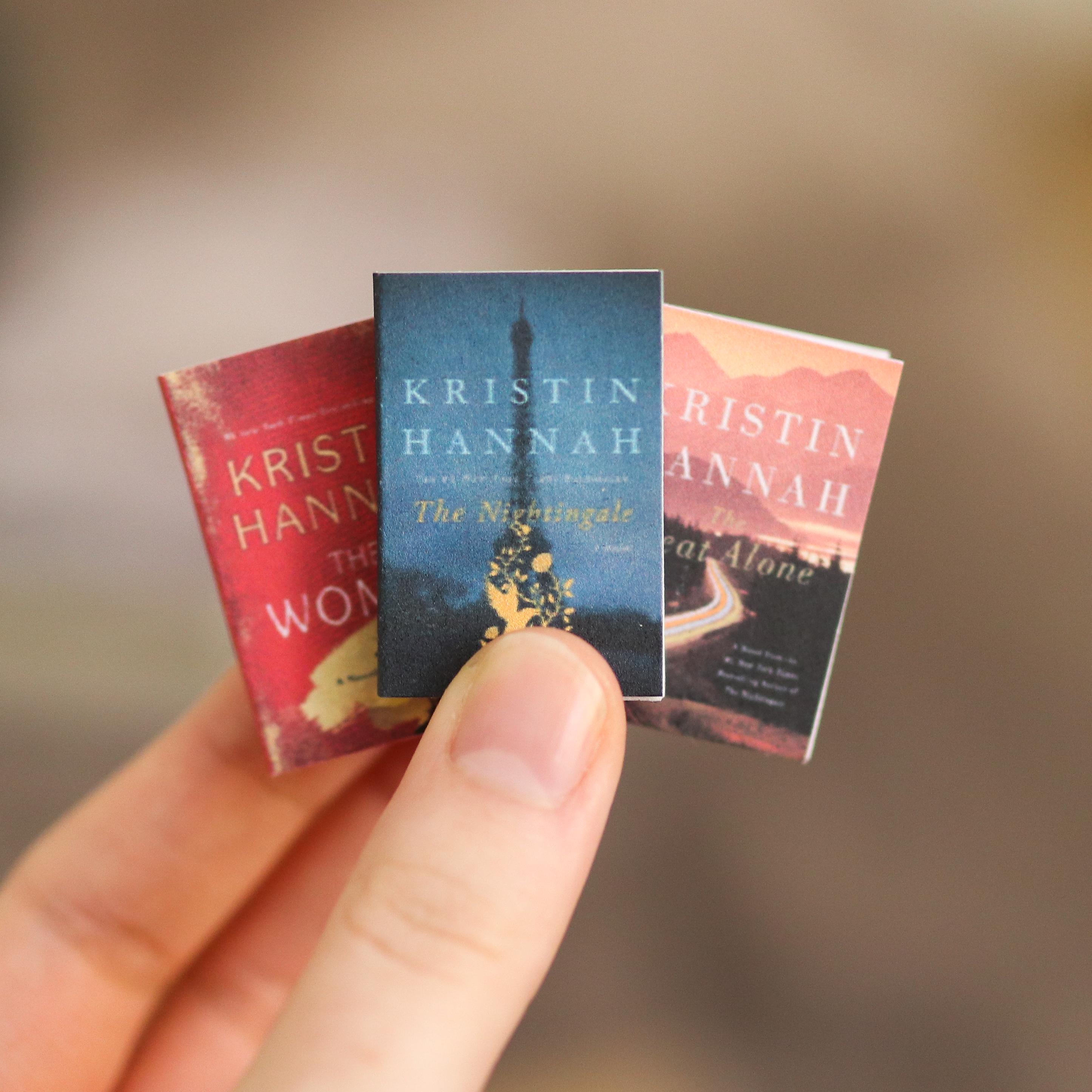 Handmade MINI Kristin Hannah Books (set of 12 Mini Books) the Great ...
