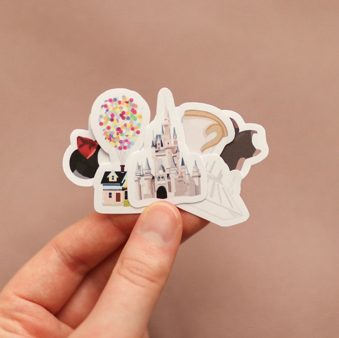 Mini Disney Inspired Sticker Collection - Etsy