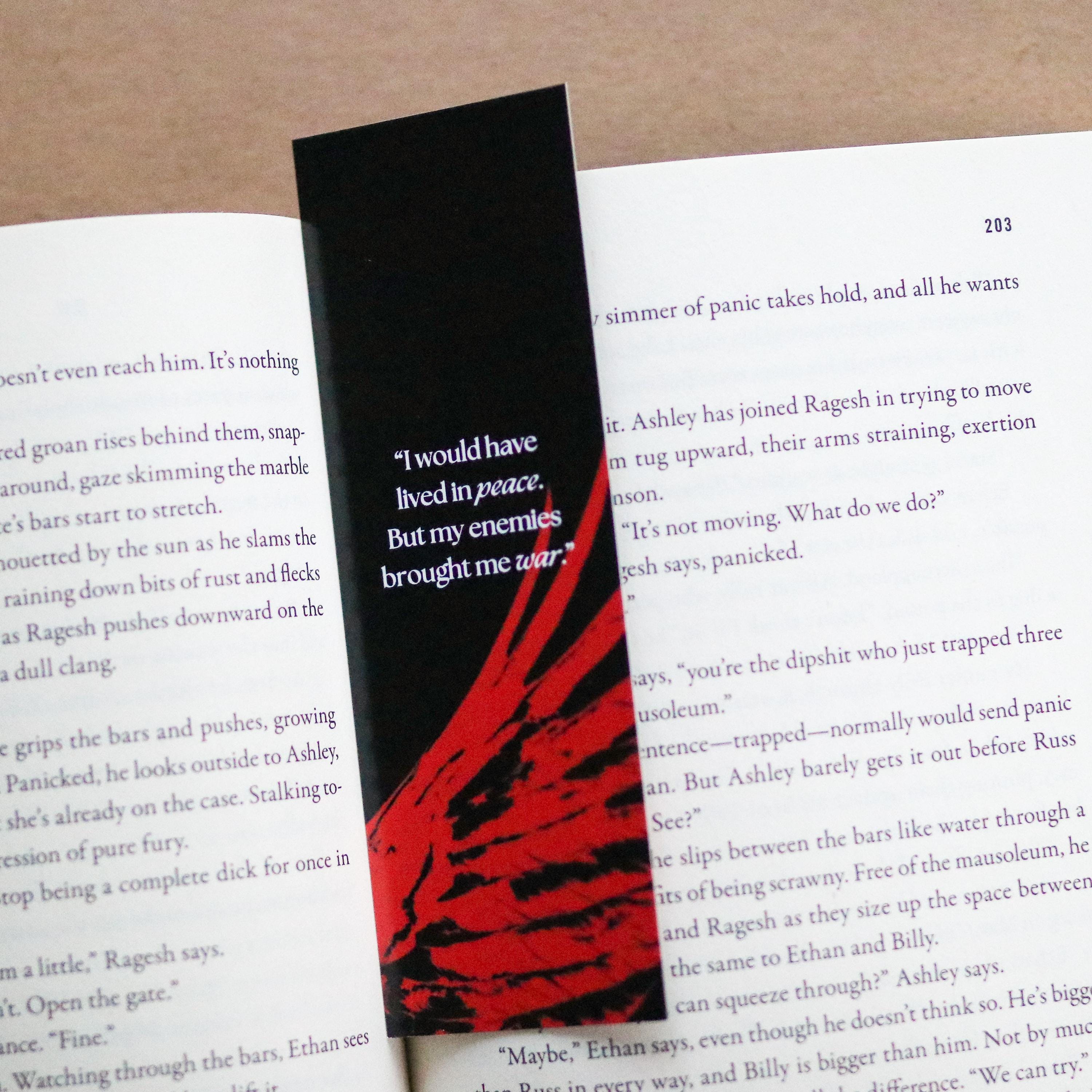 Red Rising Saga Inspired Bookmarks | (set of 6) Reading Tracker Tiny ...