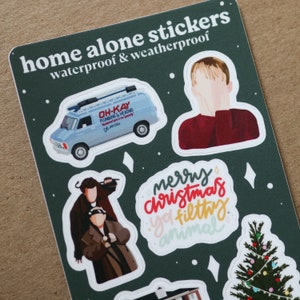 Mini Home Alone Inspired Stickers | Waterproof, Gift Idea, Home Alone ...