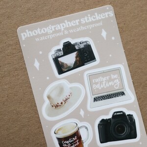 Mini Photographer Stickers | Waterproof, Photog, Photography, Sticker ...