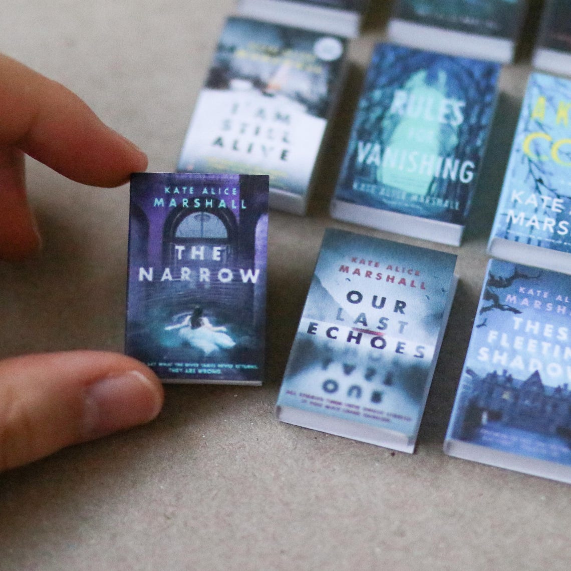 Handmade MINI Kate Alice Marshall Books (set of 9 Mini Books) Thriller ...