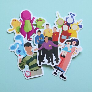 Nostalgic TV Show Inspired Sticker Pack includes 5 Stickers Laptop ...