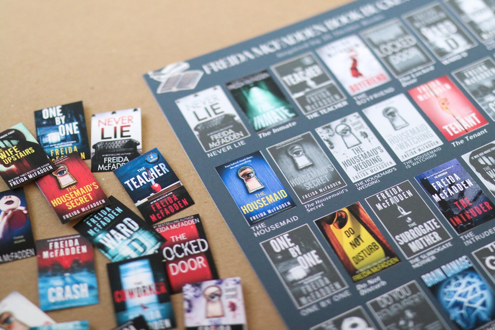 Frieda Mcfadden Books Bucket List Sticker POSTER || 35 Stickers ...