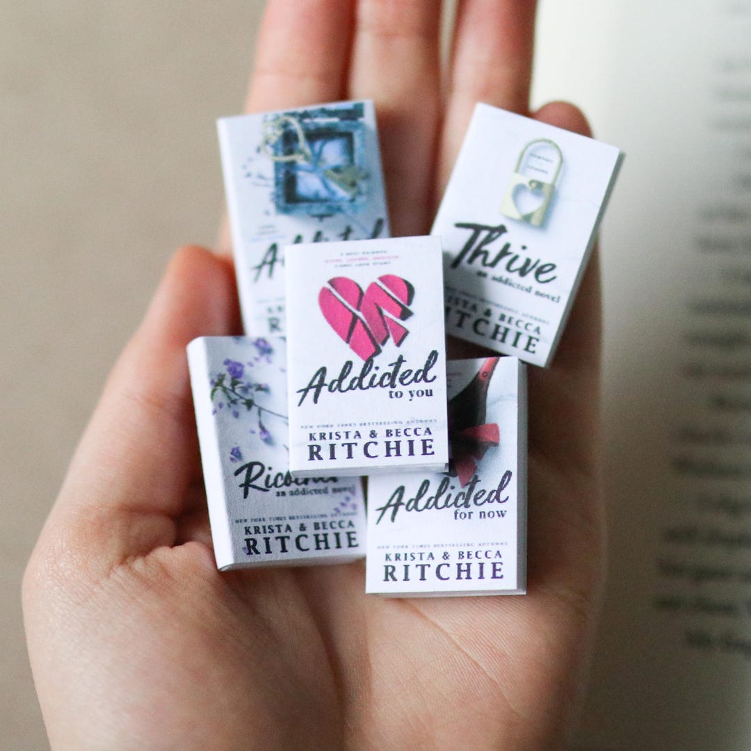 Handmade MINI Addicted Series Books (set of 5 Mini Books) Romance ...