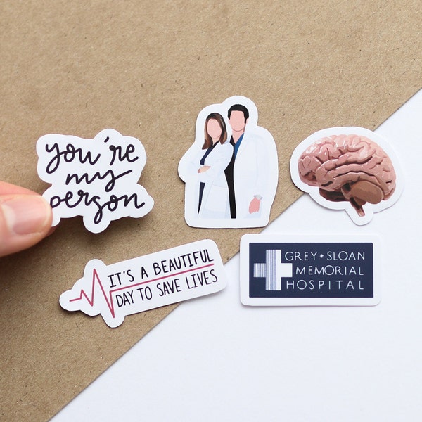 Greys Anatomy Stickers - Etsy