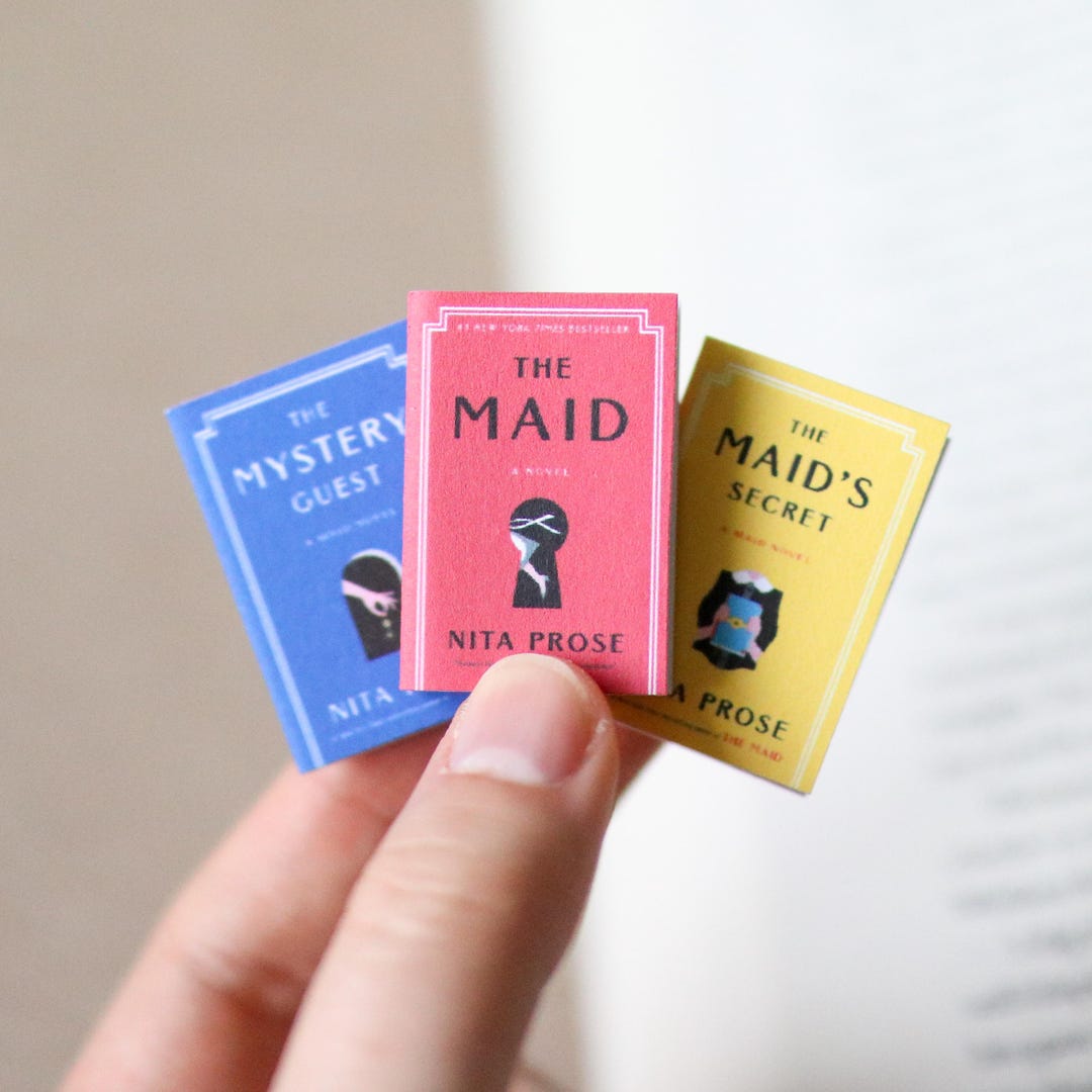 Handmade MINI Molly the Maid Books (set of 3 Mini Books) Thriller ...