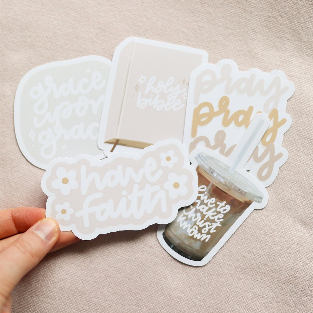 Christian Bible Sticker Pack (includes 5 Stickers) | Laptop Decal ...
