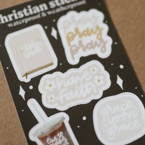 Mini Christian Stickers | Gift Idea Laptop Decal, Notebook, Trendy ...