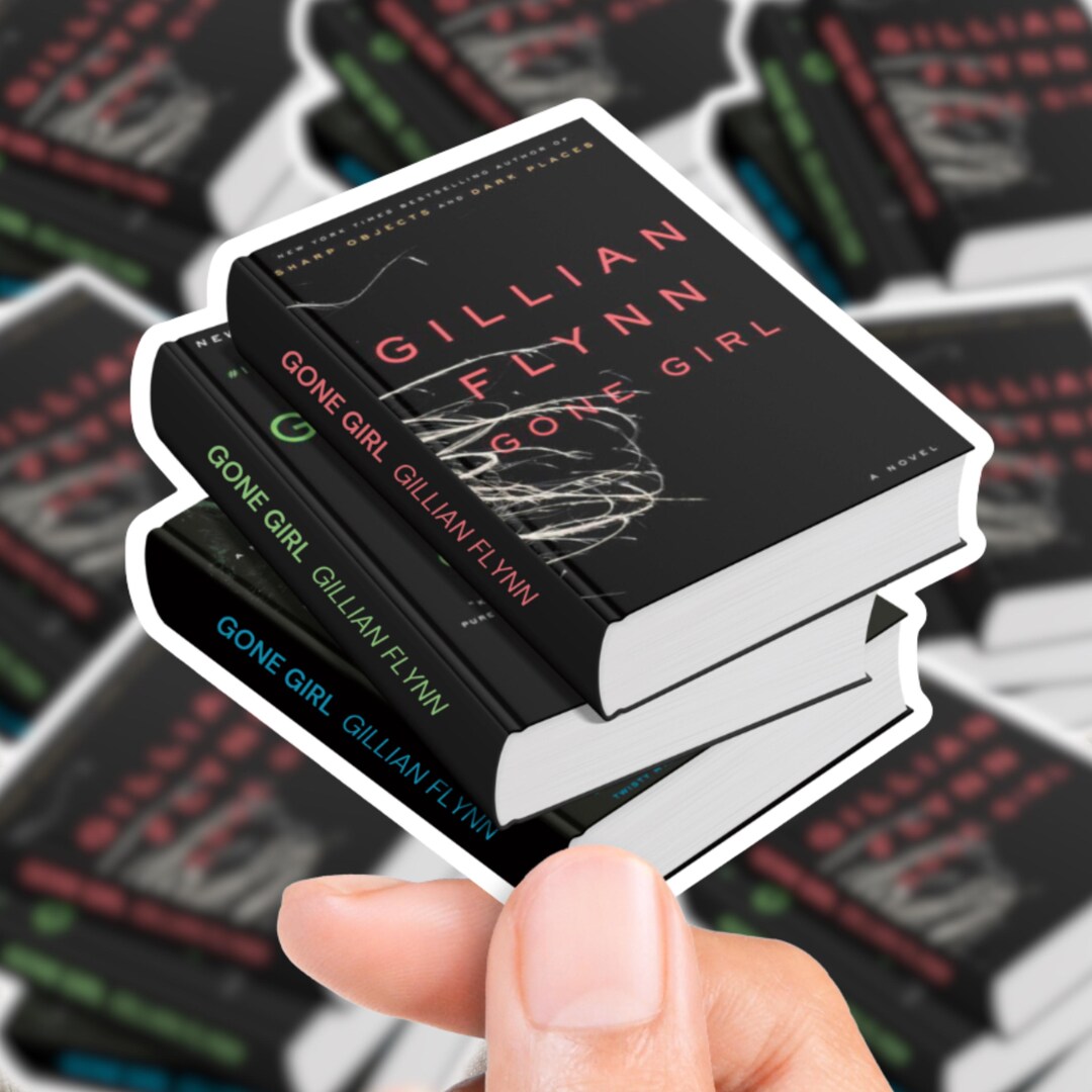 Gillian Flynn Book Stack Sticker | Gift Laptop Decal Planner Water ...