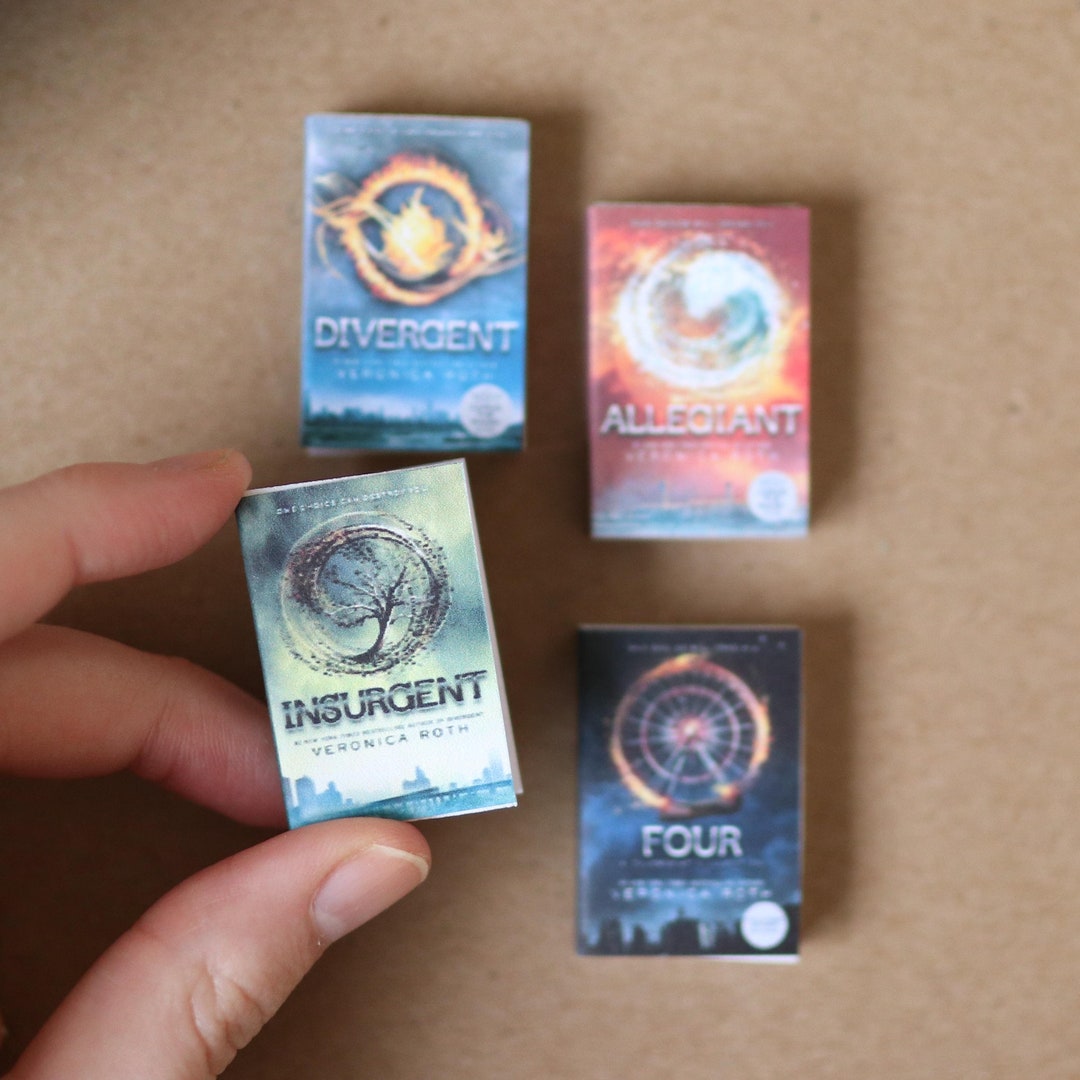 Handmade MINI Divergent Books (set of 4 Mini Books) YA Books, Girl on ...