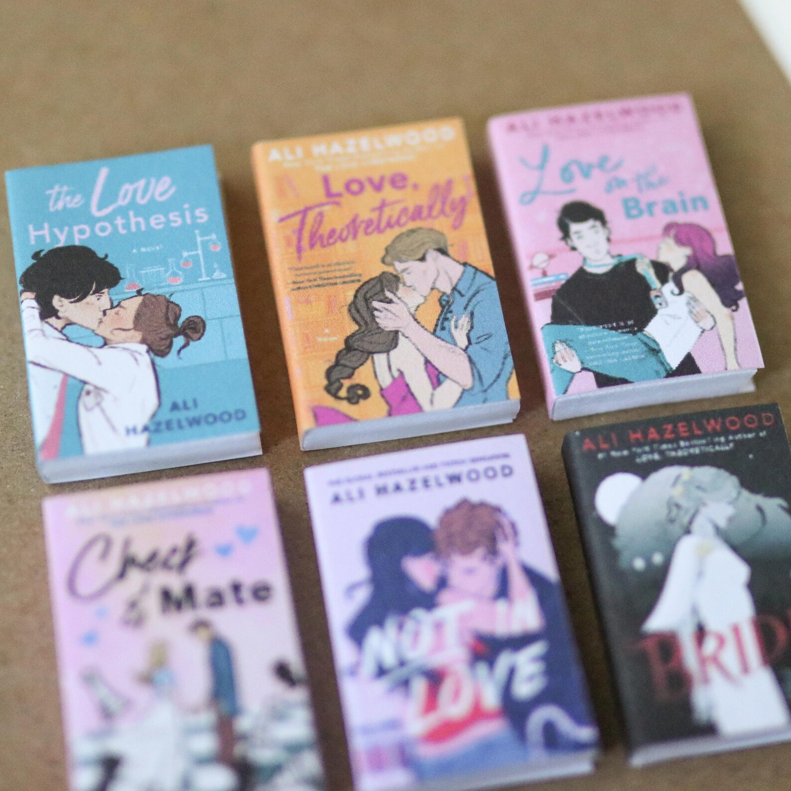 Handmade MINI Ali Hazelwood Books (set of 6 Mini Books) Reader Romance ...