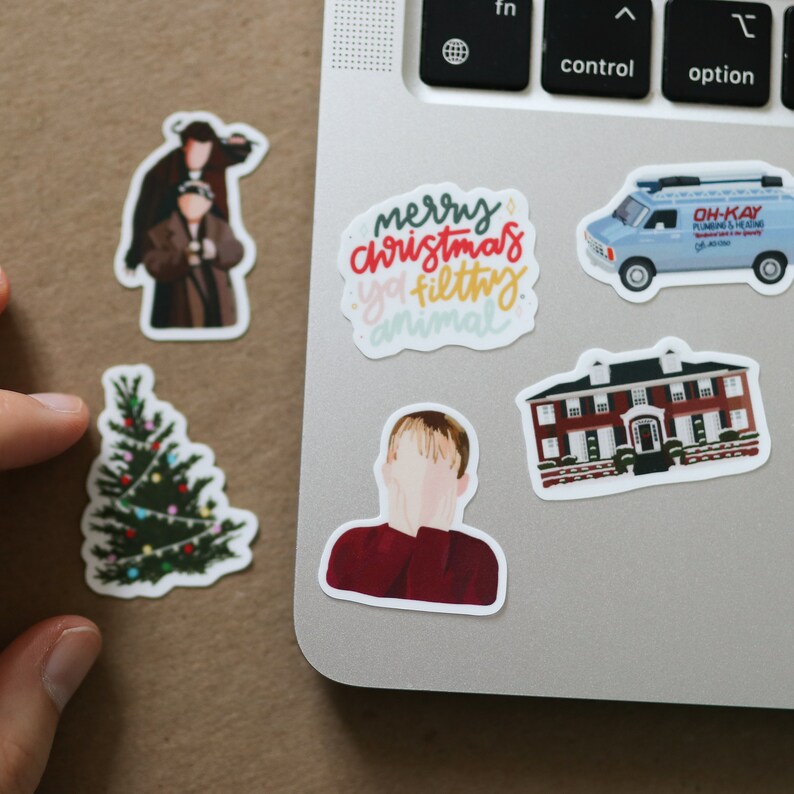 Mini Home Alone Inspired Stickers | Waterproof, Gift Idea, Home Alone ...