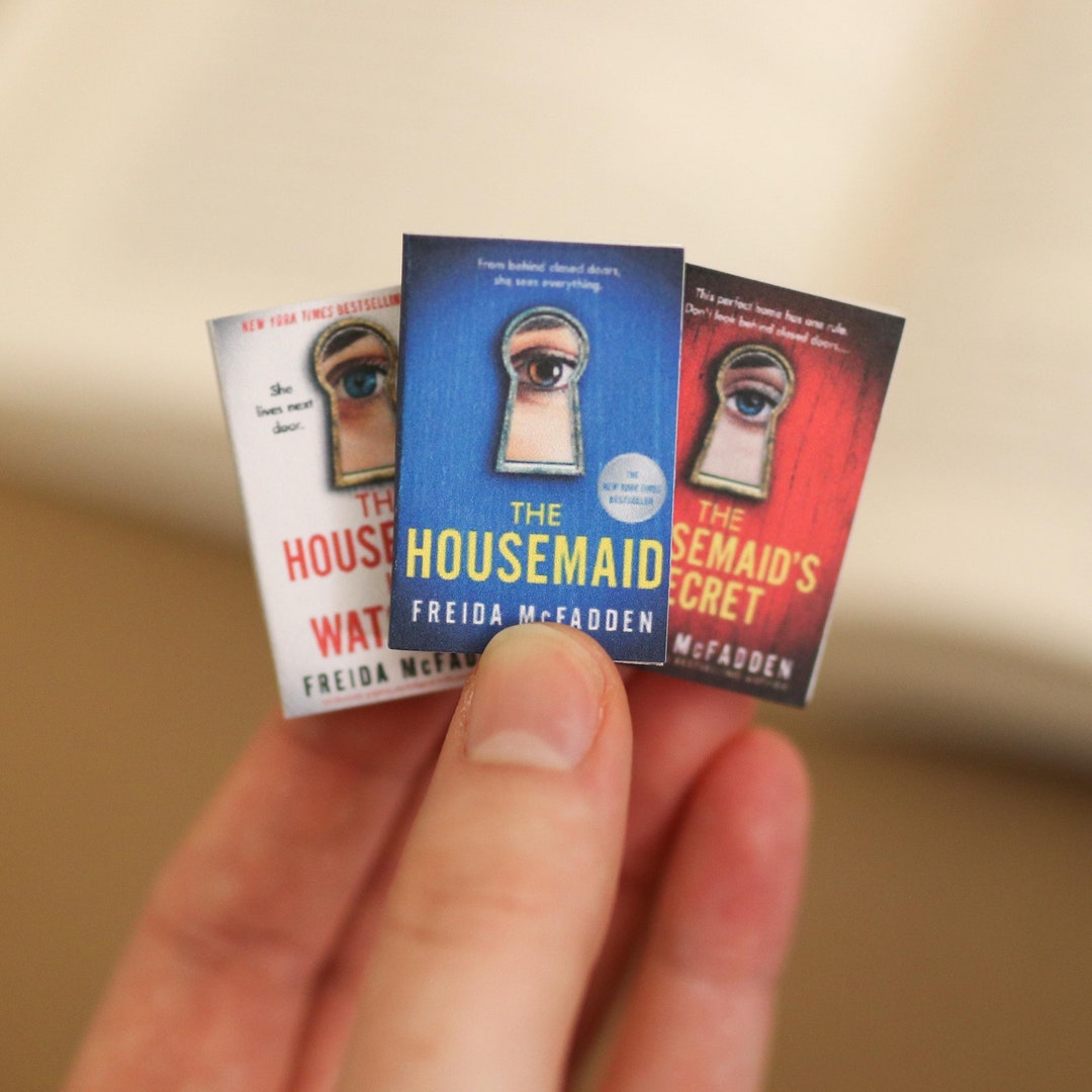 Handmade MINI Freida Mcfadden Books (set of 3 Mini Books) the Housemaid ...