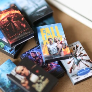 Handmade CUSTOM MINI Movie VHS Dvds | Movie Lover, Theatre, Miniature ...
