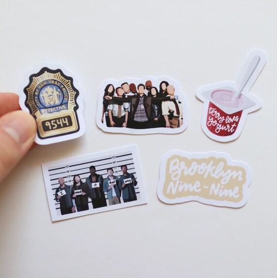 Mini Brooklyn Nine-nine Sticker Collection - Etsy