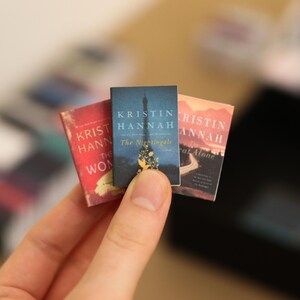 Handmade MINI Kristin Hannah Books (set of 12 Mini Books) the Great ...