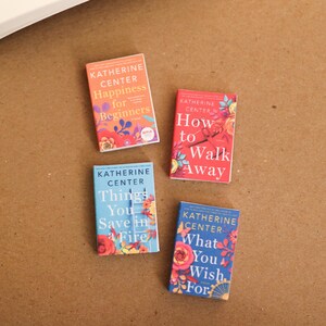 Handmade MINI Katherine Center Romance Books (set of 4 Mini Books ...