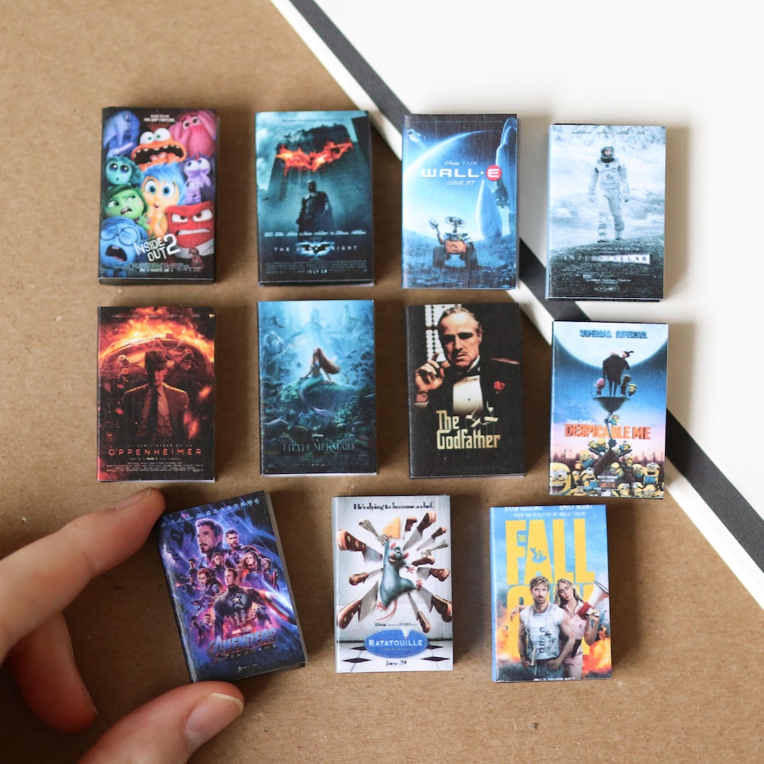 Handmade CUSTOM MINI Movie VHS Dvds | Movie Lover, Theatre, Miniature ...