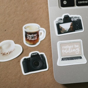 Mini Photographer Stickers | Waterproof, Photog, Photography, Sticker ...