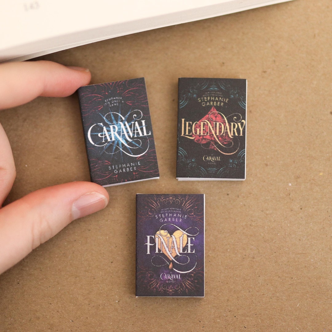 Handmade MINI Stephanie Garber Books (set of 3 Mini Books) Caraval ...