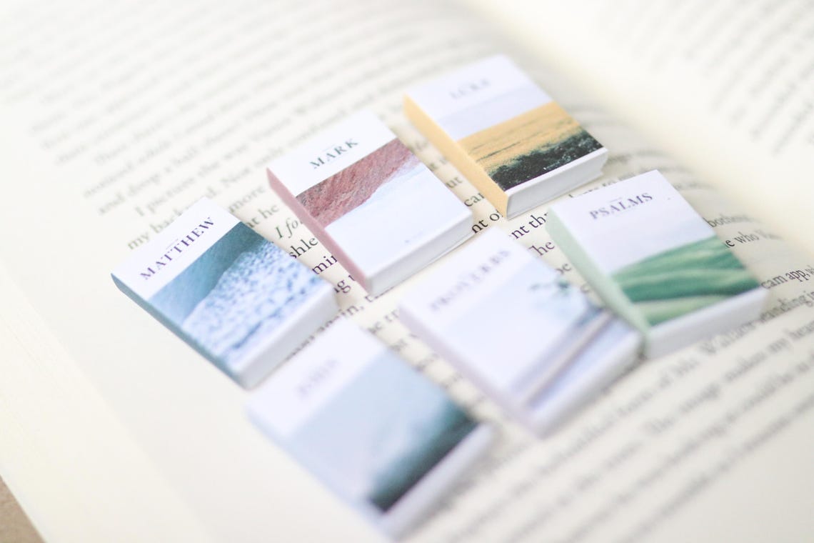 Handmade MINI Christian Books (set of 6 Mini Books) Miniature Tiny Book ...