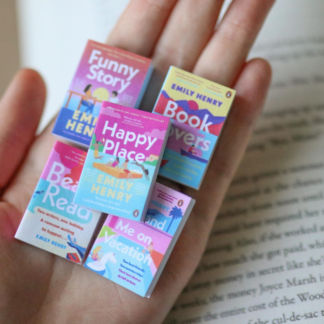 Handmade MINI Special Edition Emily Henry Books (set of 5 Mini Books ...