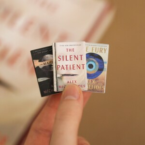 Handmade MINI Alex Michaelides Books (set of 3 Mini Books) Silent ...