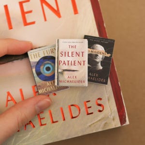 Handmade MINI Alex Michaelides Books (set of 3 Mini Books) Silent ...