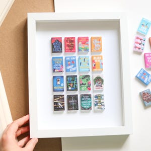 CUSTOM Handmade Mini Book Framed 3D Art Piece | TBR Jar Books ...