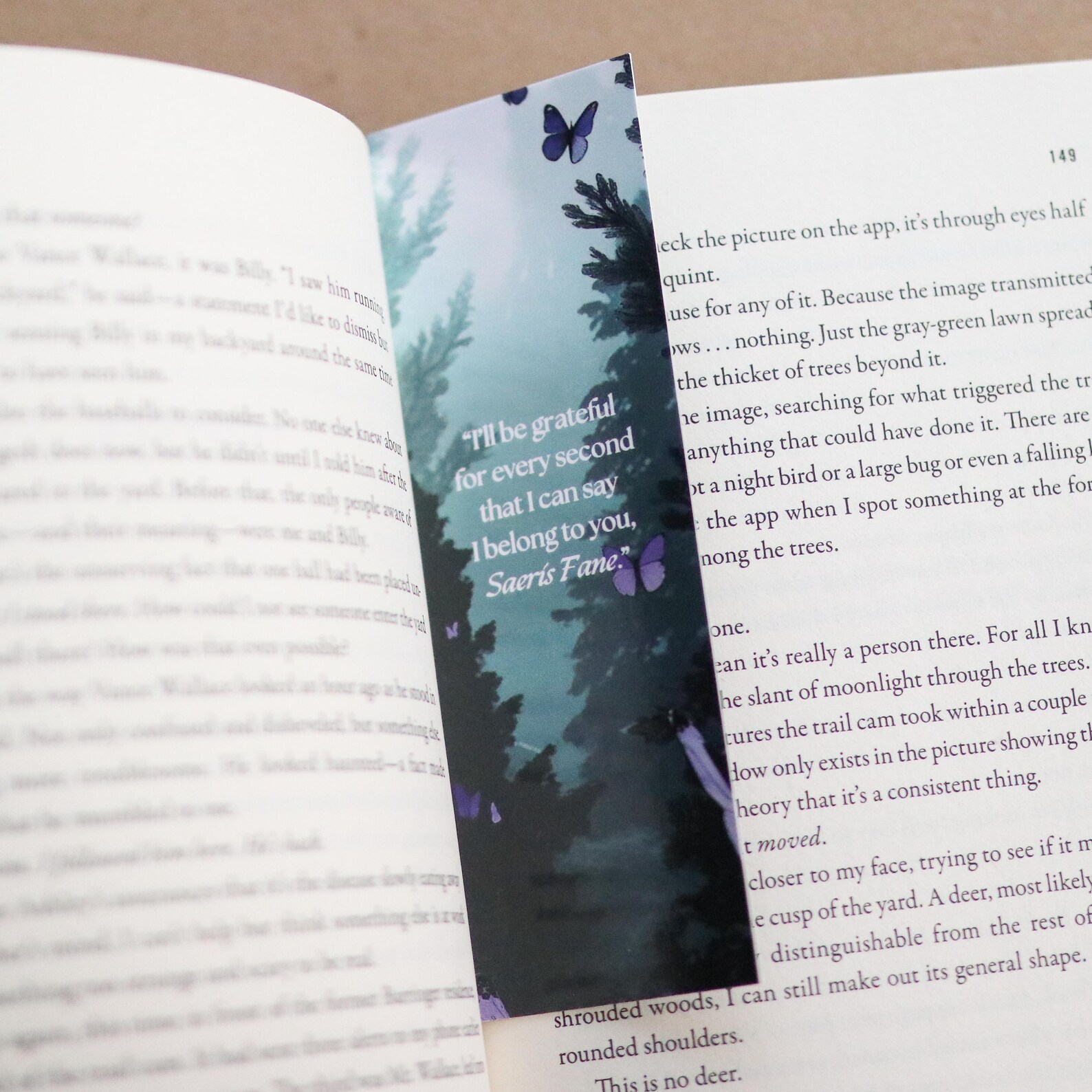 Quicksilver Inspired Bookmark | Reading Tracker Tiny Book Journal ...