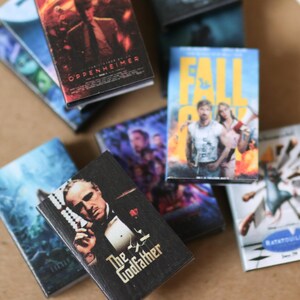 Handmade CUSTOM MINI Movie VHS Dvds | Movie Lover, Theatre, Miniature ...
